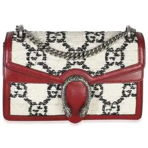 Gucci GG Tweed Monogram Small Dionysus Bag Multicolor