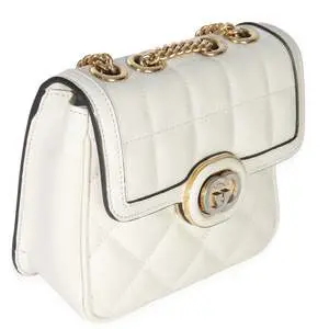 Gucci Quilted Calfskin Deco Chain Bag