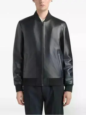 Bally Leather Bomber Jacket