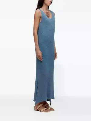 OSKLEN Knitted Side-split Maxi Dress
