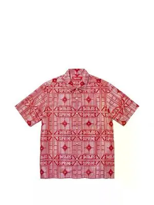 Supreme Tray Jacquard Shirt - Red