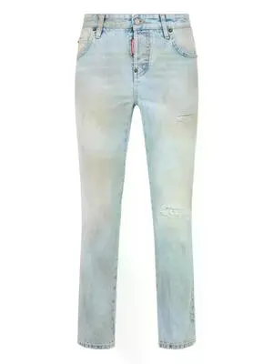 Women's Distressed Light Wash Jeans