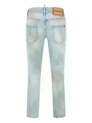 Dsquared2 Light Wash Distressed Trousers