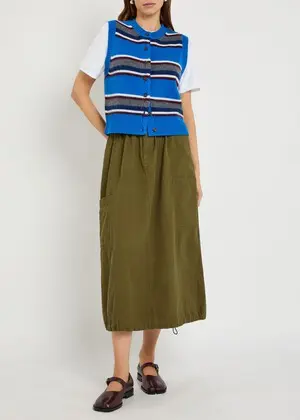 DAMSON MADDER Sofie Striped Wool Vest