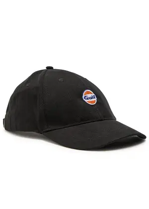 AN-Y1 Gulf Embroidered Canvas Cap Black