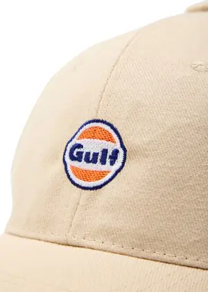 AN-Y1 Gulf Embroidered Canvas Cap - Ecru