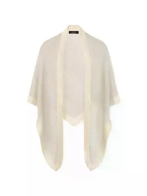 Fabiana Filippi Contrast-trim Scarf - Neutrals