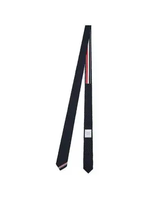 Thom Browne Seersucker Wool Neck Tie