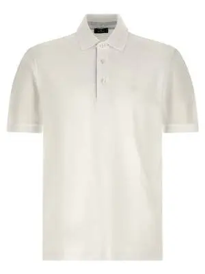 Etro 'pegaso' Polo Shirt - White