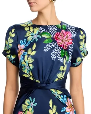 Saloni Gwen-c Midi Dress