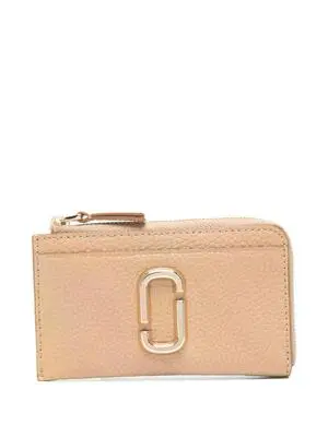 Marc Jacobs Logo-detail Zip-fastening Wallet - Neutrals
