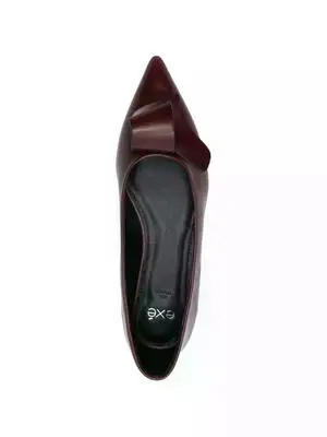 EXÈ Bow-detail Ballet Flats