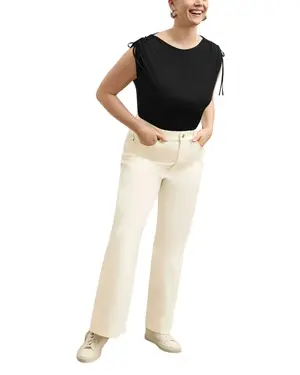 M.M.LAFLEUR Dotty Light Jersey Top - Black