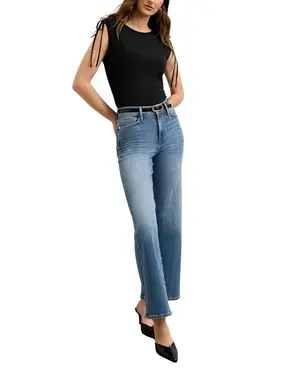 M.M.LAFLEUR Dotty Light Jersey Top - Black