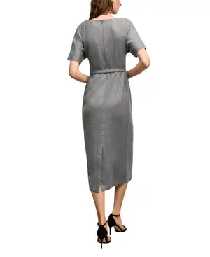 M.M.LAFLEUR Meredith Slub Tweed Dress