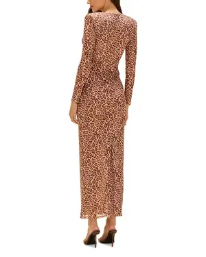 PatBO Panthera Tulle Maxi Dress