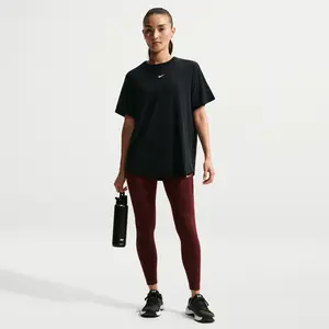 Nike Relaxed Dri-fit Short-sleeve Top - Black