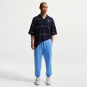 Nike Sportswear Club Washed Cuffed Fleece Pants - Blue