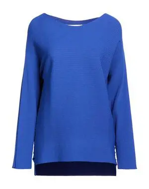 Liviana Conti Knitted Lightweight Sweater - Light Blue