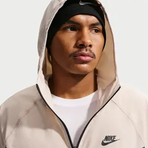 Nike Tech Dri-fit Woven Full-zip Windrunner Jacket - Grey