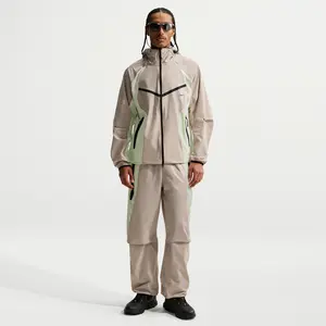Nike Tech Dri-fit Woven Full-zip Color-block Windrunner Jacket