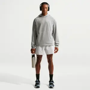 Nike Dri-fit Uv Protection Pullover Performance Hoodie - Grey