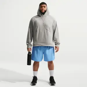 Nike Dri-fit Uv Protection Pullover Performance Hoodie - Grey