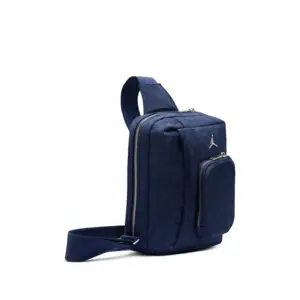 JORDAN Suede Monogram Sling Bag - Blue
