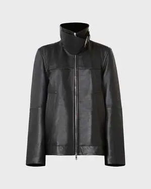 Sportmax Leather Jacket