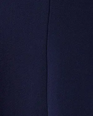 Sportmax Spxtefrite" Mini Dress With High Neckline And Zip Closure - Midnight