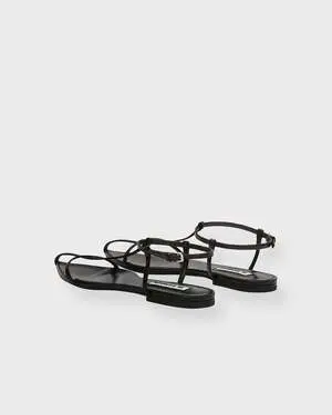 JIL SANDER Leather Strappy Sandals