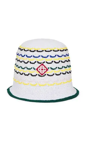 Casablanca Tuck Stitch Hat - Multi