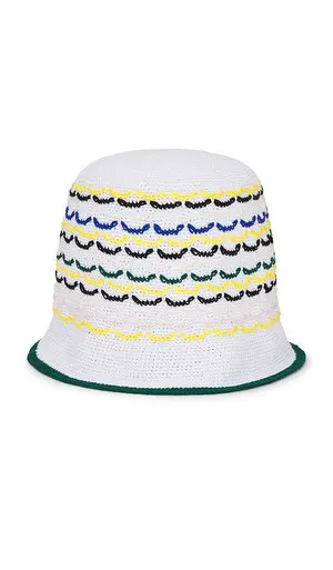 Casablanca Tuck Stitch Hat - Multi