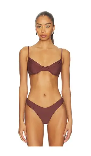 Mikoh Nava Bikini Top - Anemone