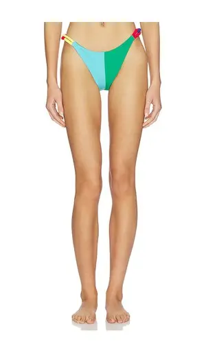 NAU BIKINIS Link Strap Bikini Bottom - Multicolor