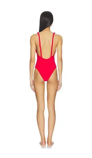 NAU BIKINIS Braided Low Back One Piece
