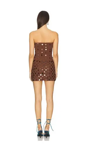 MORE TO COME Aliso Mini Dress - Brown