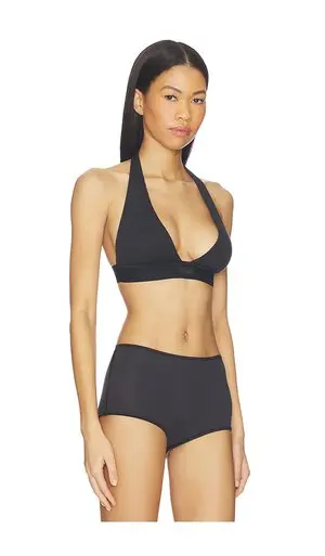 SKIMS Halter Bralette In Black