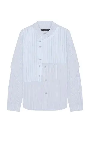 Andersson Bell Stripe Layered Shirt In Baby