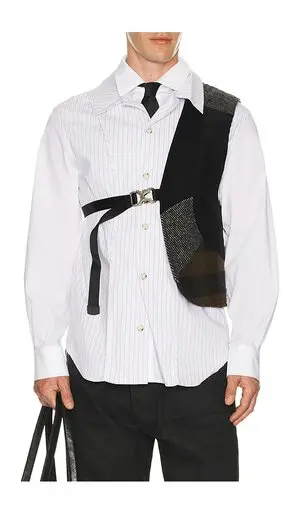 Andersson Bell Patchwork One Arm Vest