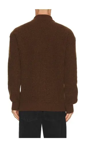 Barbour Gearstone Textured Knit Sweater - Umber