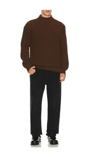 Barbour Gearstone Textured Knit Sweater - Umber