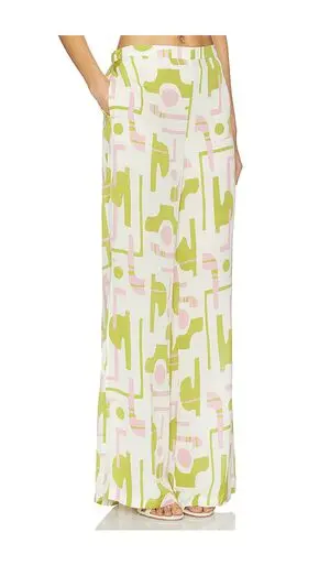 ADRIANA DEGREAS Balearic Wide Leg Pants