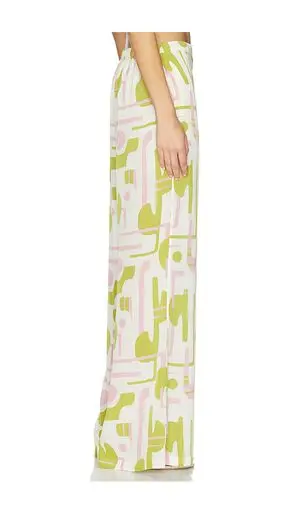 ADRIANA DEGREAS Balearic Wide Leg Pants