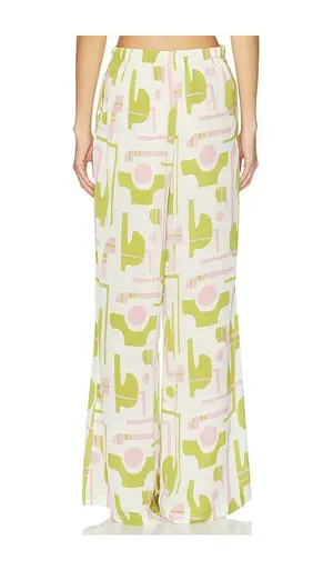 ADRIANA DEGREAS Balearic Wide Leg Pants