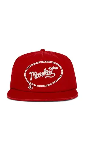 MARKET Lasso Lockup 5 Panel Cap - Salsa