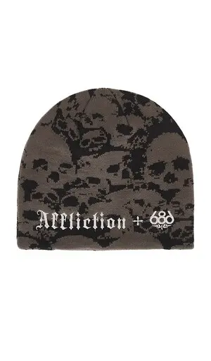 AFFLICTION X 686 Skully Beanie - Grey