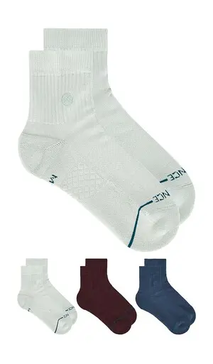 Stance Icon Quarter 3-pack Socks - Blue