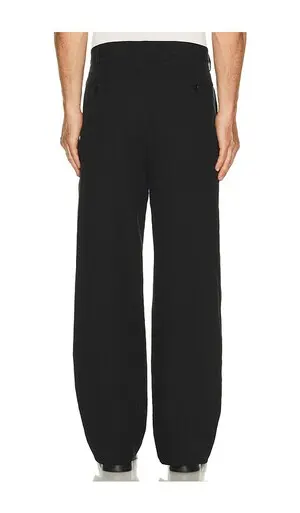 PALMES Wide Pleated Suit Trousers