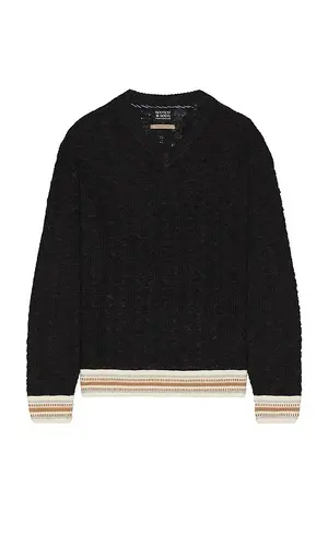 Scotch & Soda V-neck Cable Knit Pullover